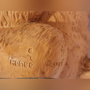Homco | Accents | Vintage 985 Homco Resin Teddy Bear Collectible Door ...